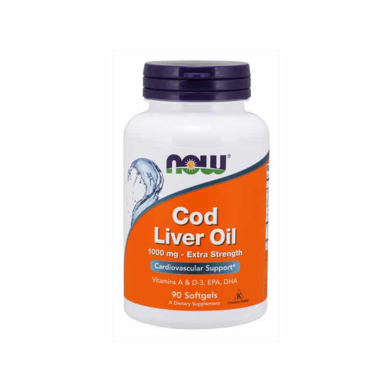 NOW Foods Cod Liver Oil Extra Strength 1000mg | Malta