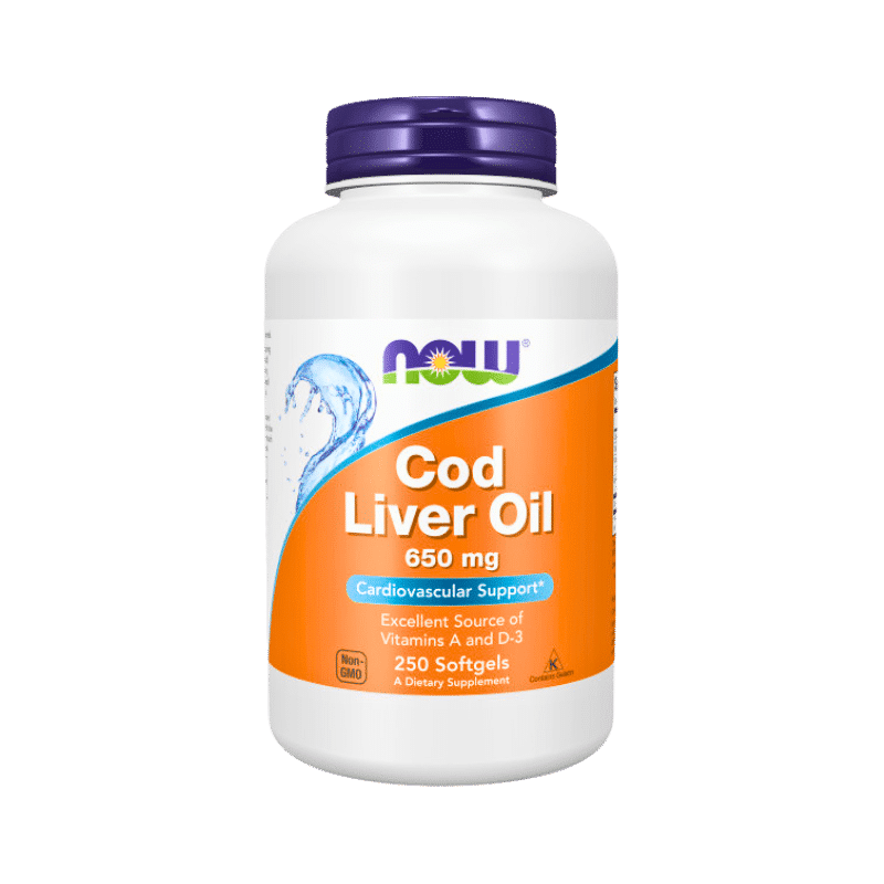 Now Foods Cod Liver Oil 650mg – +boost